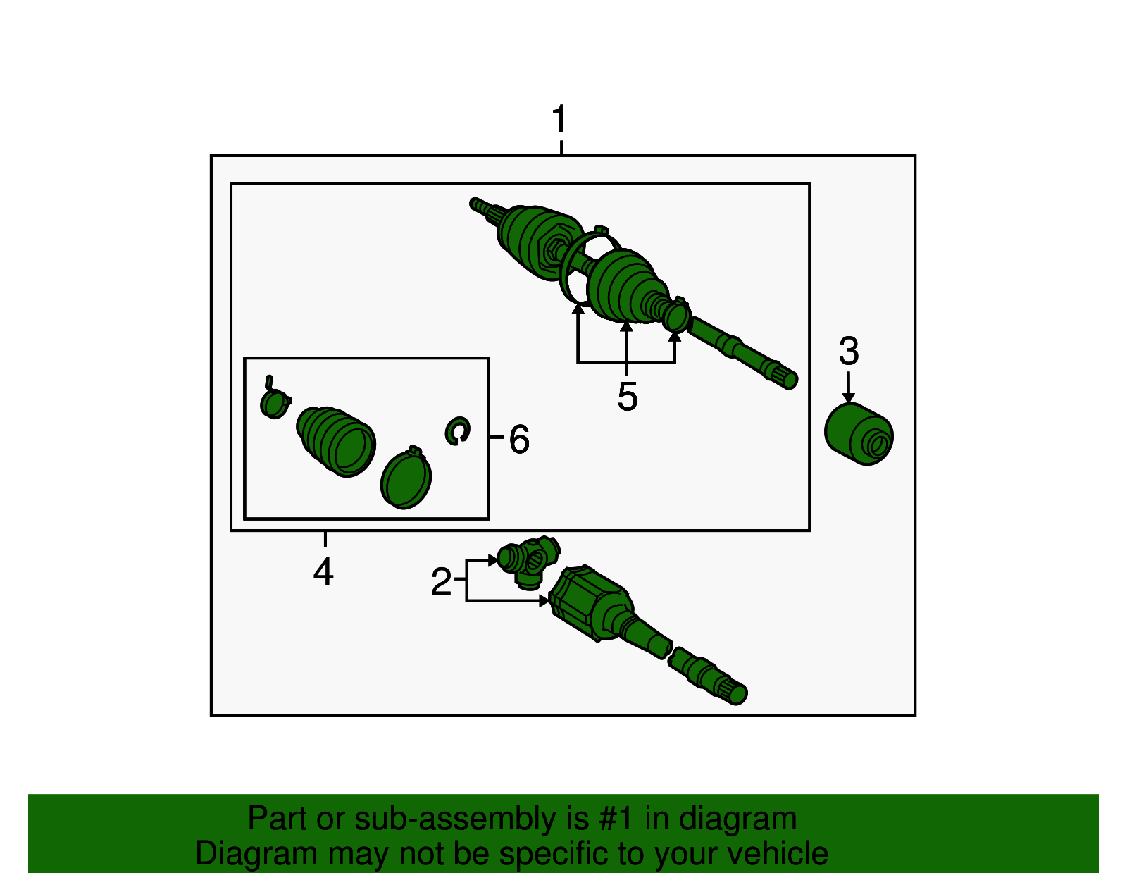2008-2010 Toyota Highlander Axle Assembly 43410-0W240 | OEM Parts Online
