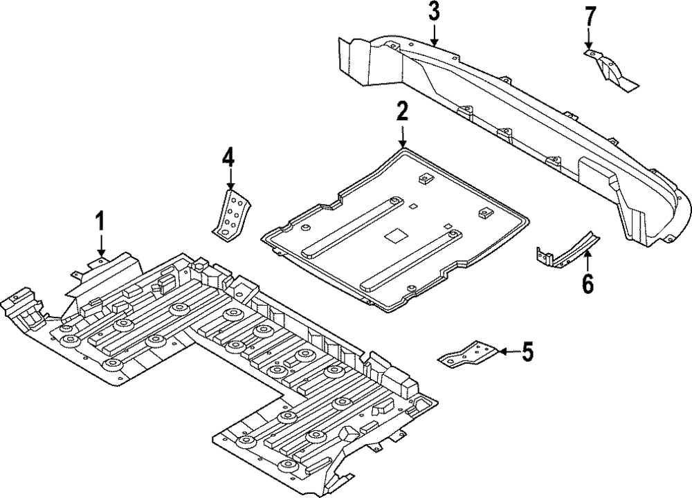 2023-2025 Nissan ARIYA Diffuser Front Bracket 748G1-5MP5A | Team Nissan ...