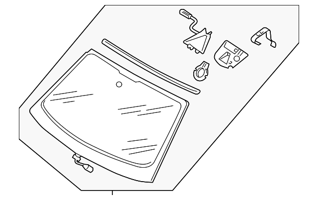 4K8-845-099-AD-NVB - Windshield 2019-2025 Audi | Audi OEM Parts