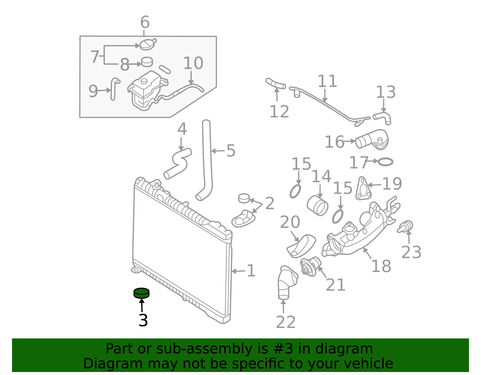 25336-2M000 - Radiator Assembly Lower Insulator Kia.Parts Store