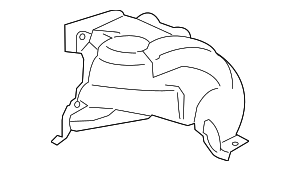 51717260699 - Fender Splash Shield 2012-2015 BMW | Genuine BMW Parts