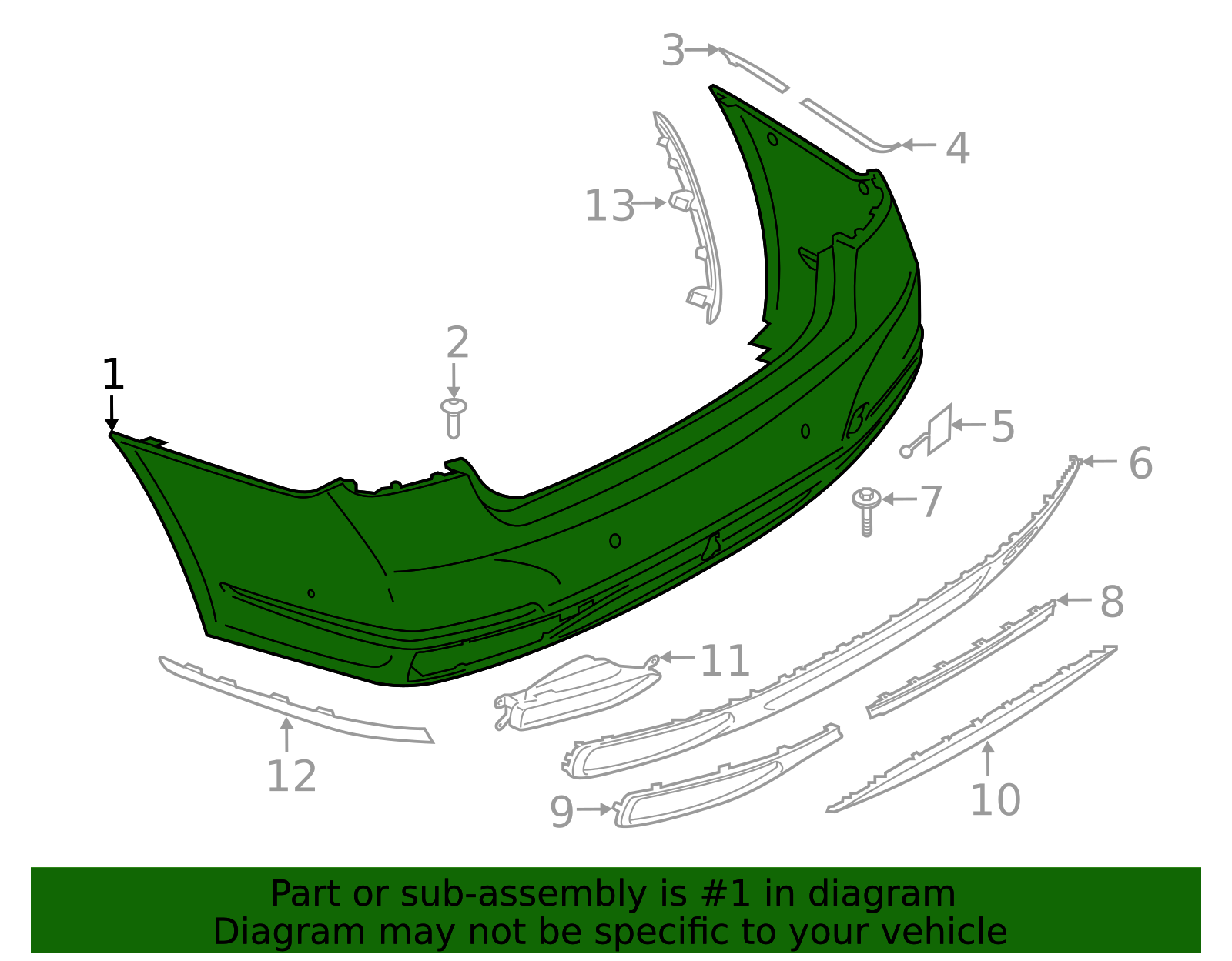 51129466568 - 2020-2022 BMW Bumper Cover (51-12-9-466-568) | BMW of ...
