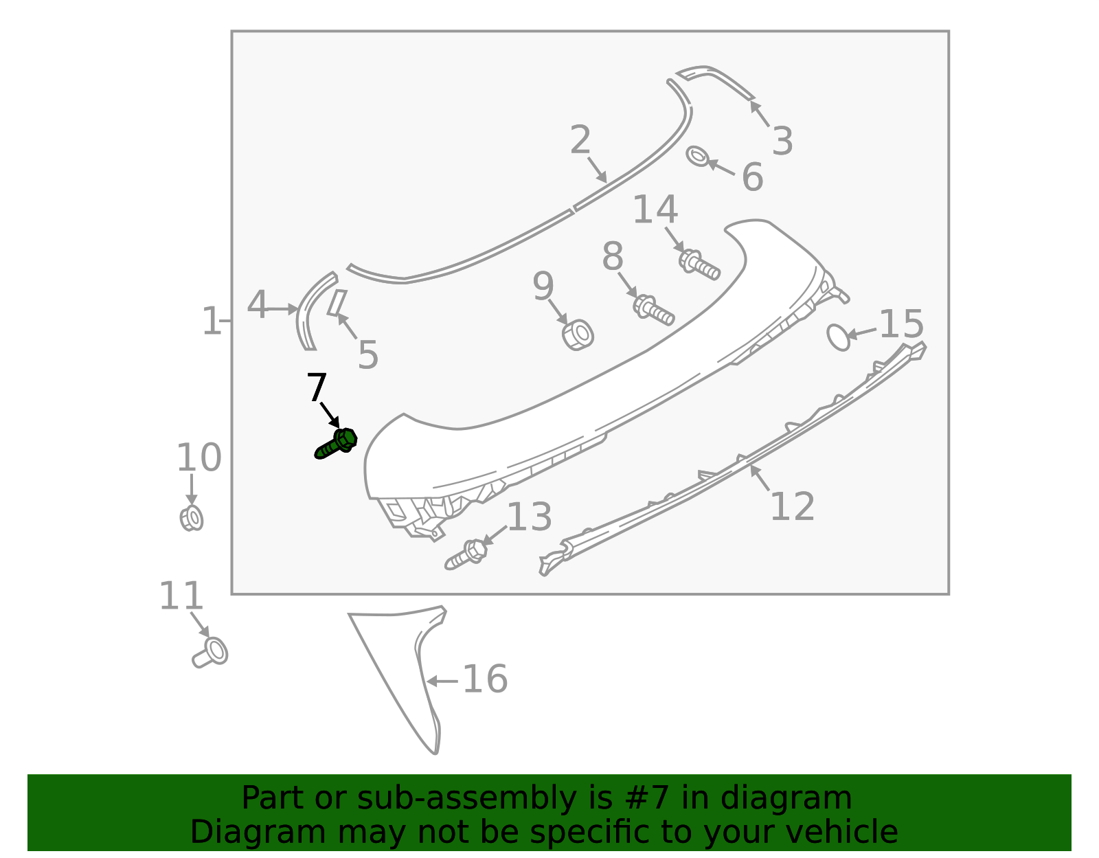 TK48-50-7M5 - 2016-2024 Mazda - Spoiler Mount Bolt | Mazda Part Direct