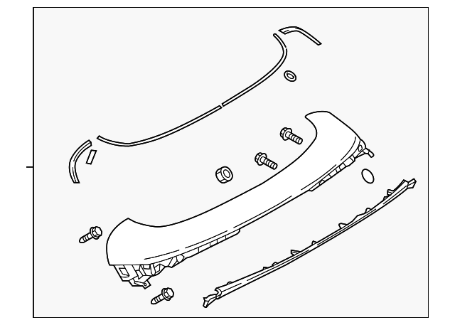 2021 Mazda CX-5 Rear Spoiler KB7W-51-960C-SY | RealMazdaParts.com