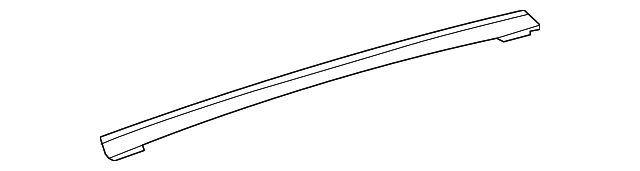 2017-2023 Chevrolet Bolt EV Rear Driver Side Door Window Upper Reveal ...