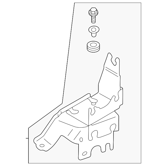2024-2025 Nissan Rogue Mount Bracket 47840-6UA0A | Nissan Parts Central