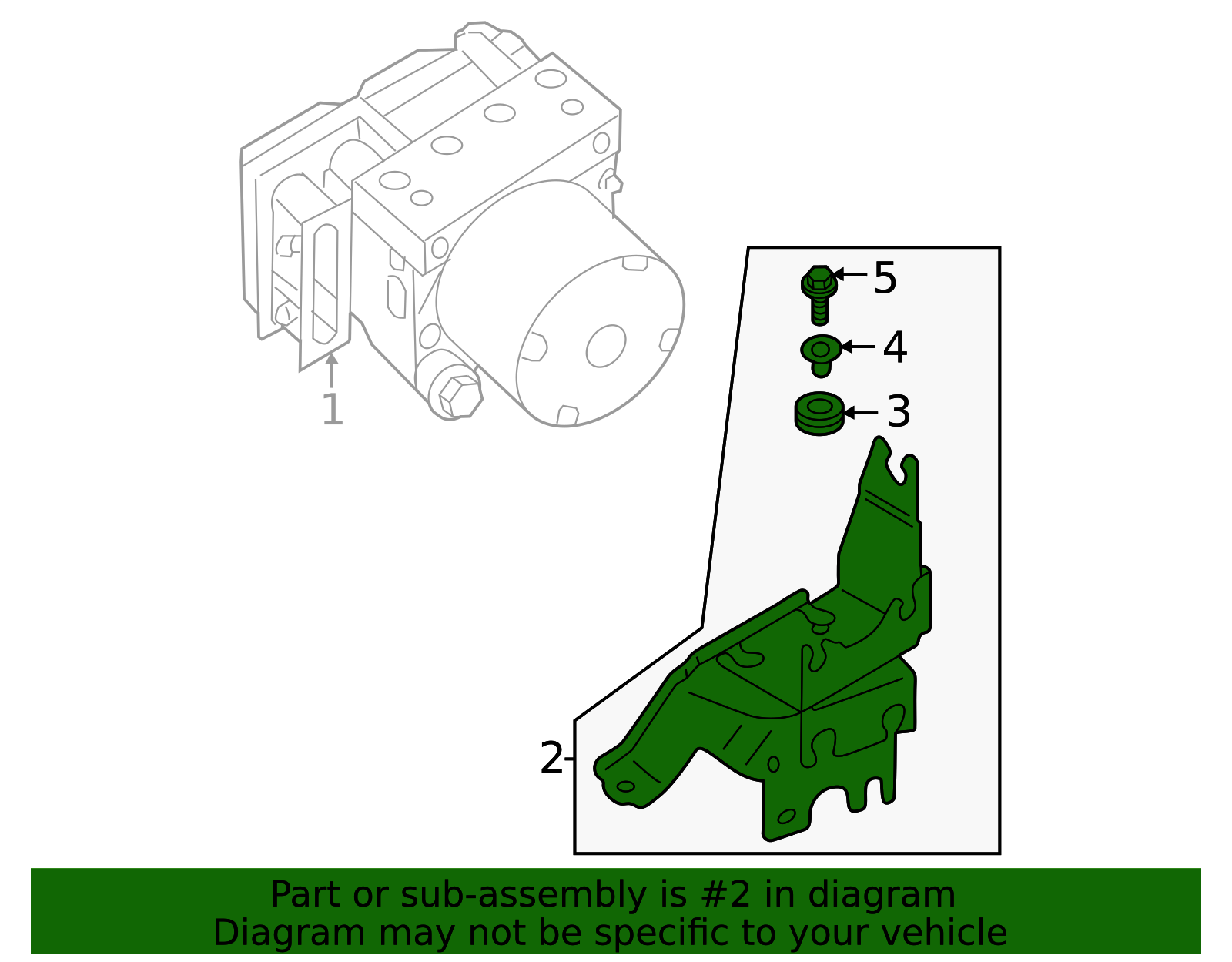 2024-2025 Nissan Rogue Mount Bracket 47840-6UA0A | Nissan Parts Central