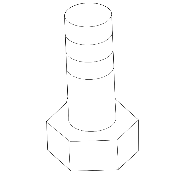 2009-2018 Mercedes-Benz Bumper Cover Bolt 000000-000815 | Parts ...