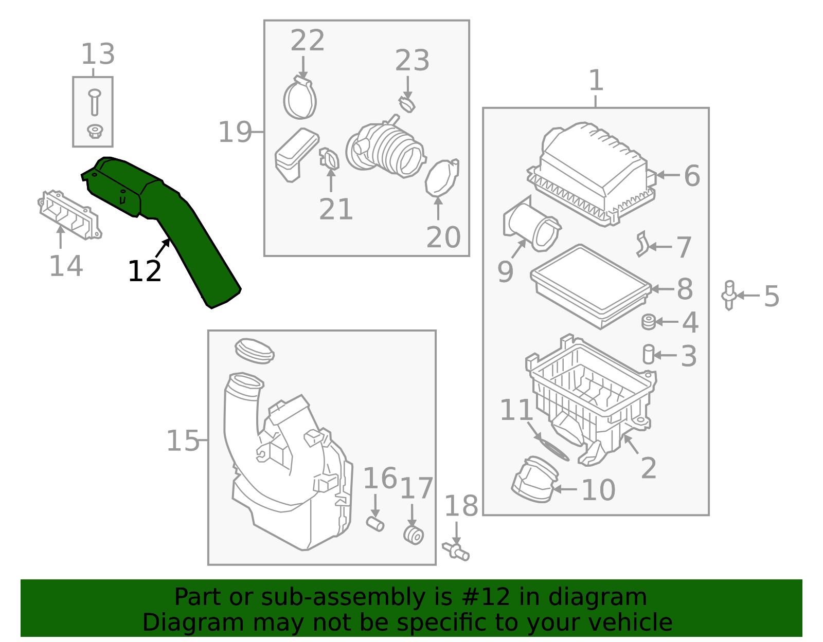 2018-2020 Hyundai Elantra GT Inlet Duct 28210-G3000 | MotorMotor