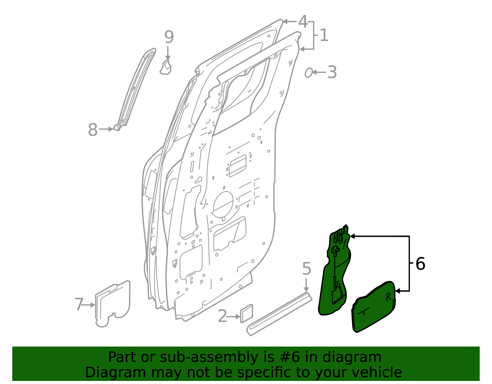 2018-2024 Nissan Water Shield 82860-EZ10A | Nissan Parts OEM