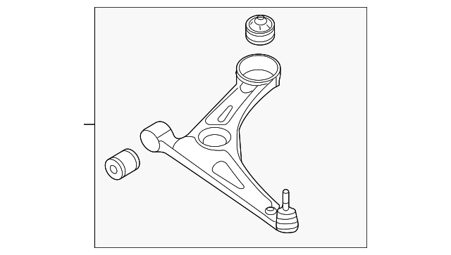 Genuine Lower Control Arm for 2021-2025 Hyundai Elantra | Part# 54500 ...