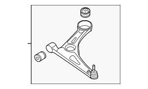 2021-2025 Hyundai Lower Control Arm 55250-AAAA0 | QuirkParts