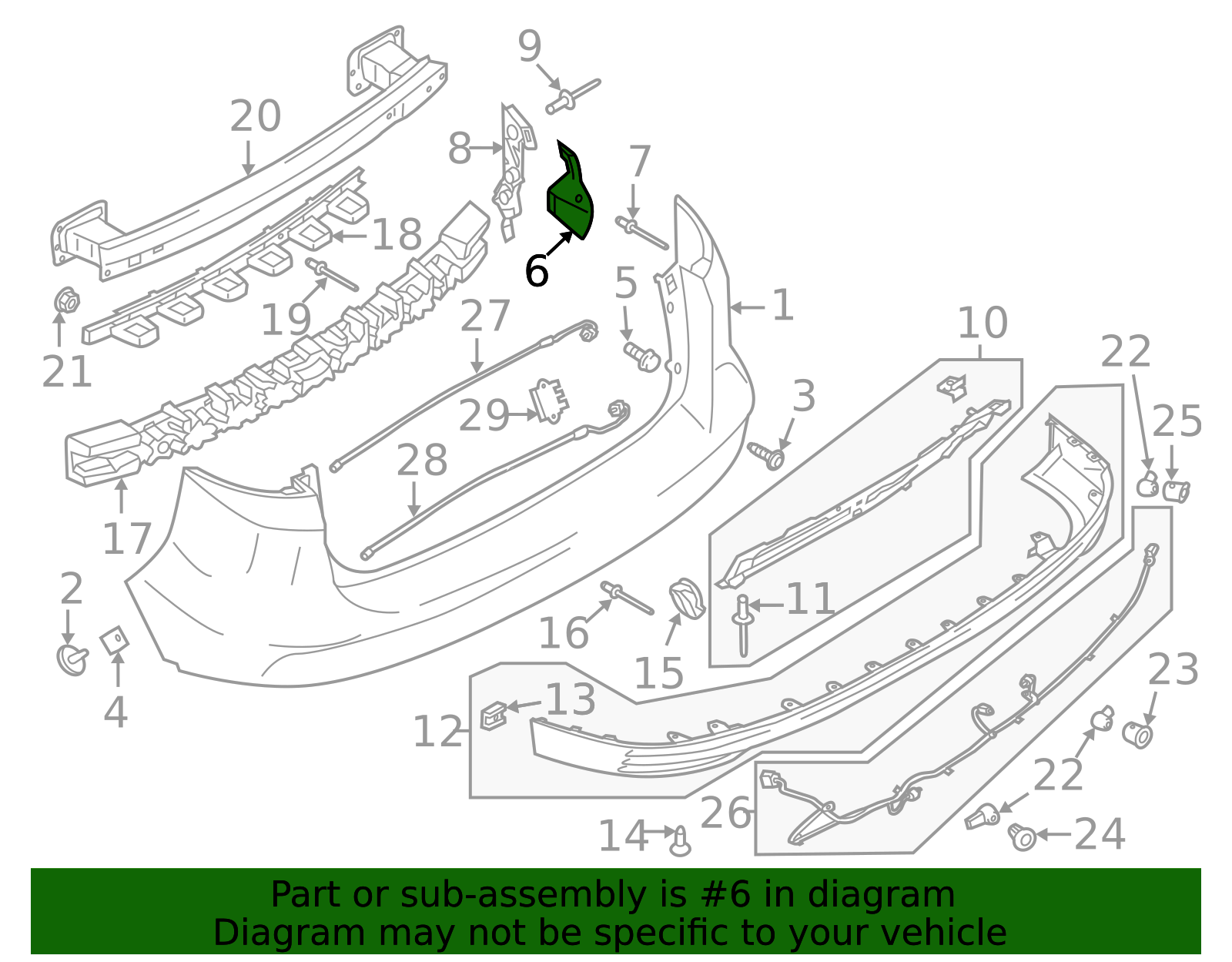 2013-2018 Ford C-Max | Outer Bracket | AM5Z-17787-A | Walls' Ford Parts