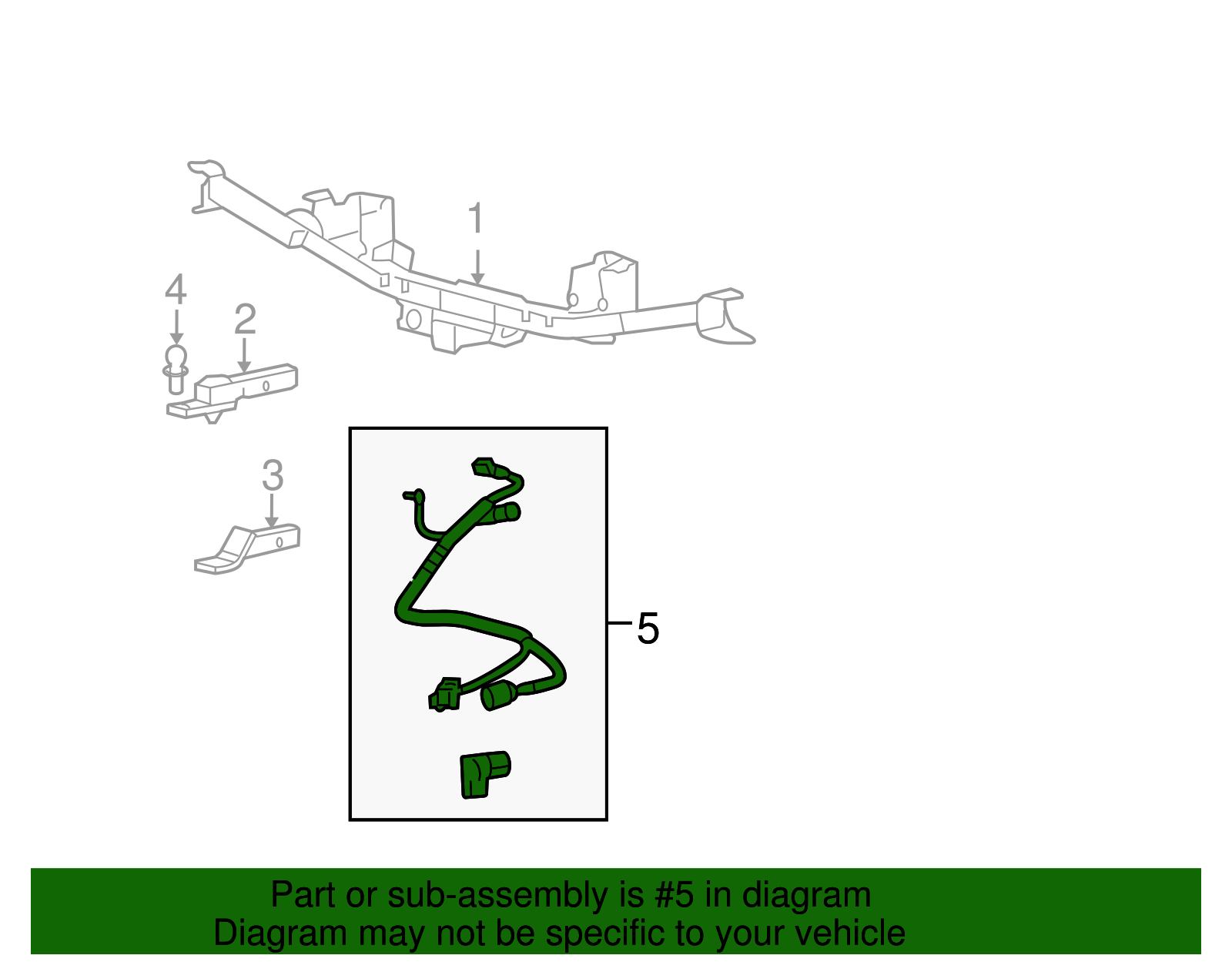 Genuine OEM Ford Part - Wire Harness 5L3Z-13A576-BA | Genuine OEM Ford ...