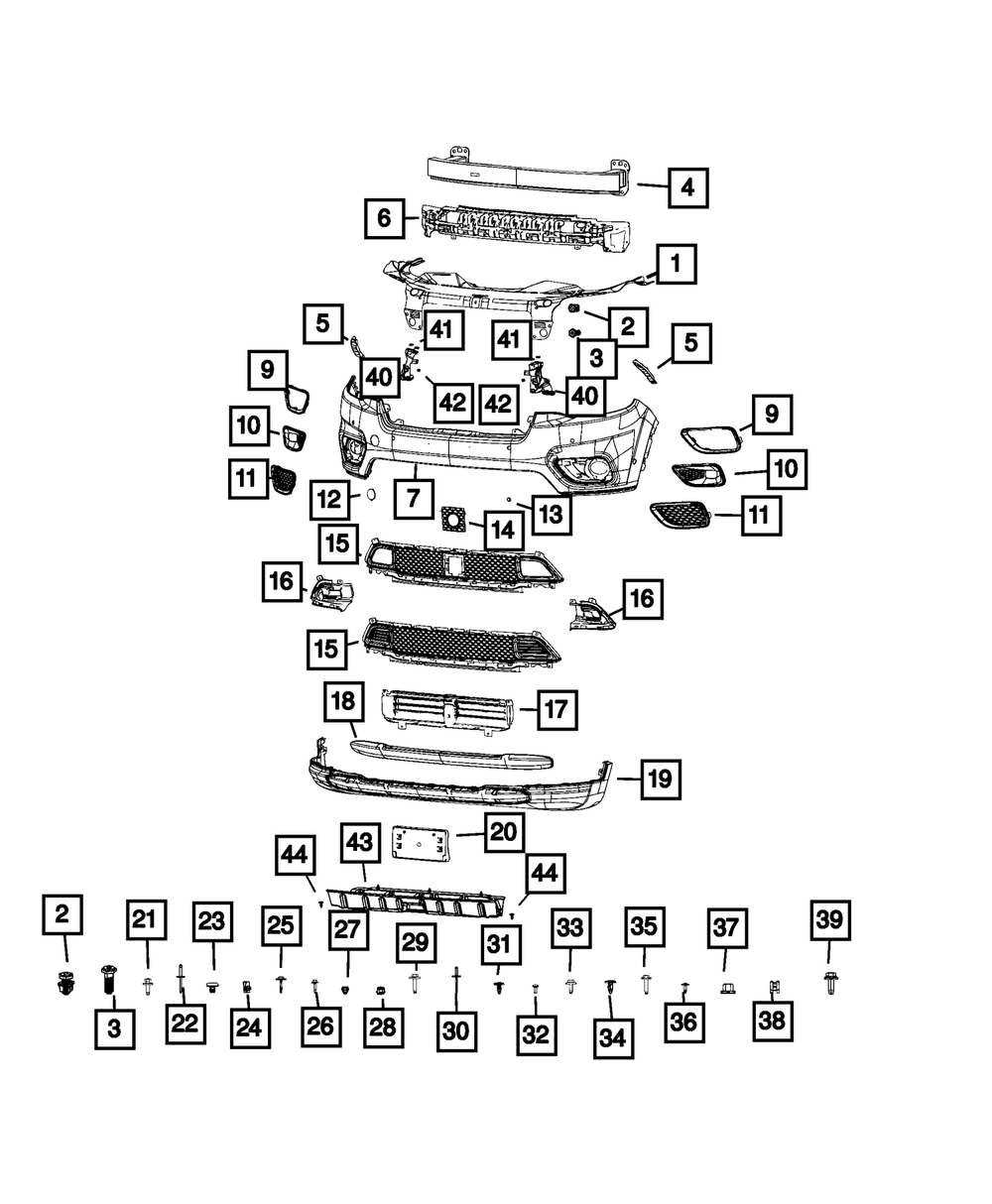 68412008AE - Active Shutter Grille 2019-2023 Jeep Cherokee | The ...