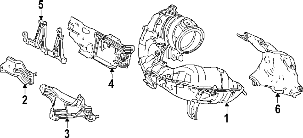 2022-2025 Lexus | Stay Bracket | 17118-F0090 | Express Lexus Parts
