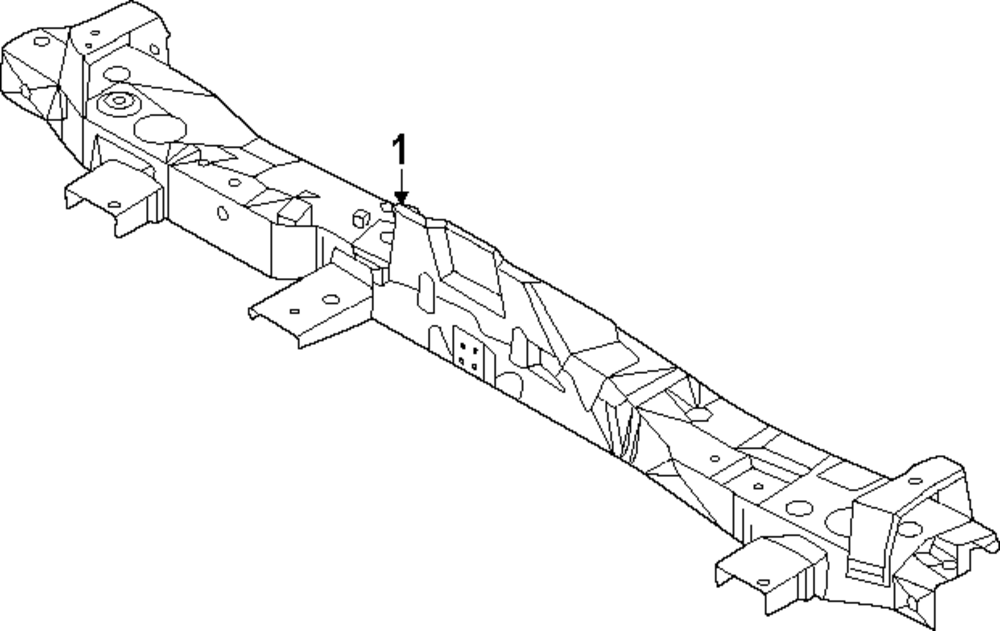 F2511-7LGMH | Genuine Nissan Factory Upper Tie Bar # F2511-7LGMH ...