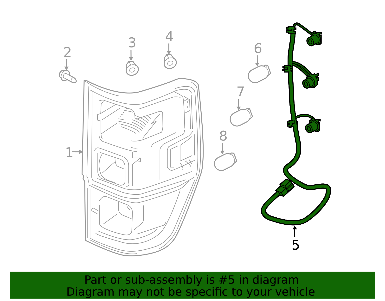 KB3Z-13410-C - Socket & Wire 2019-2023 Ford Ranger | Big 3 Auto Parts