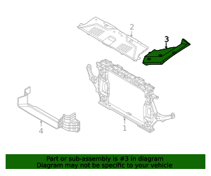 Hyundai - 86376-AR000 - Side Shield - 2022-2025 Genesis | OEM Hyundai ...