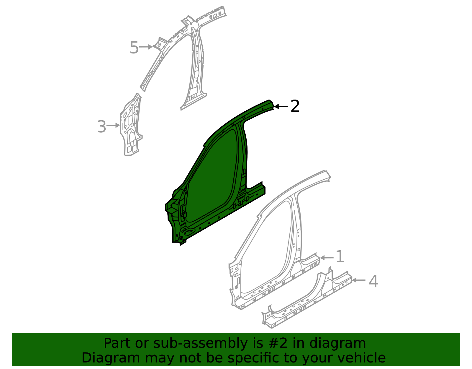 Uniside - Complete OEM Side Body Assembly | AutoNation Parts