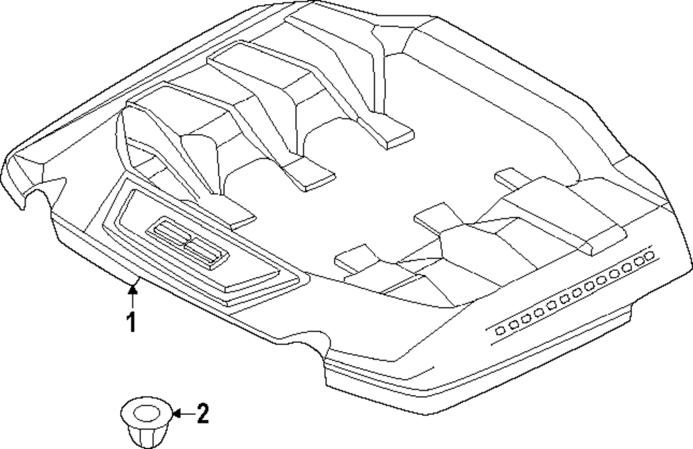2024-2025 Ford Mustang Engine Cover PR3Z-6A949-B | Varsity Ford