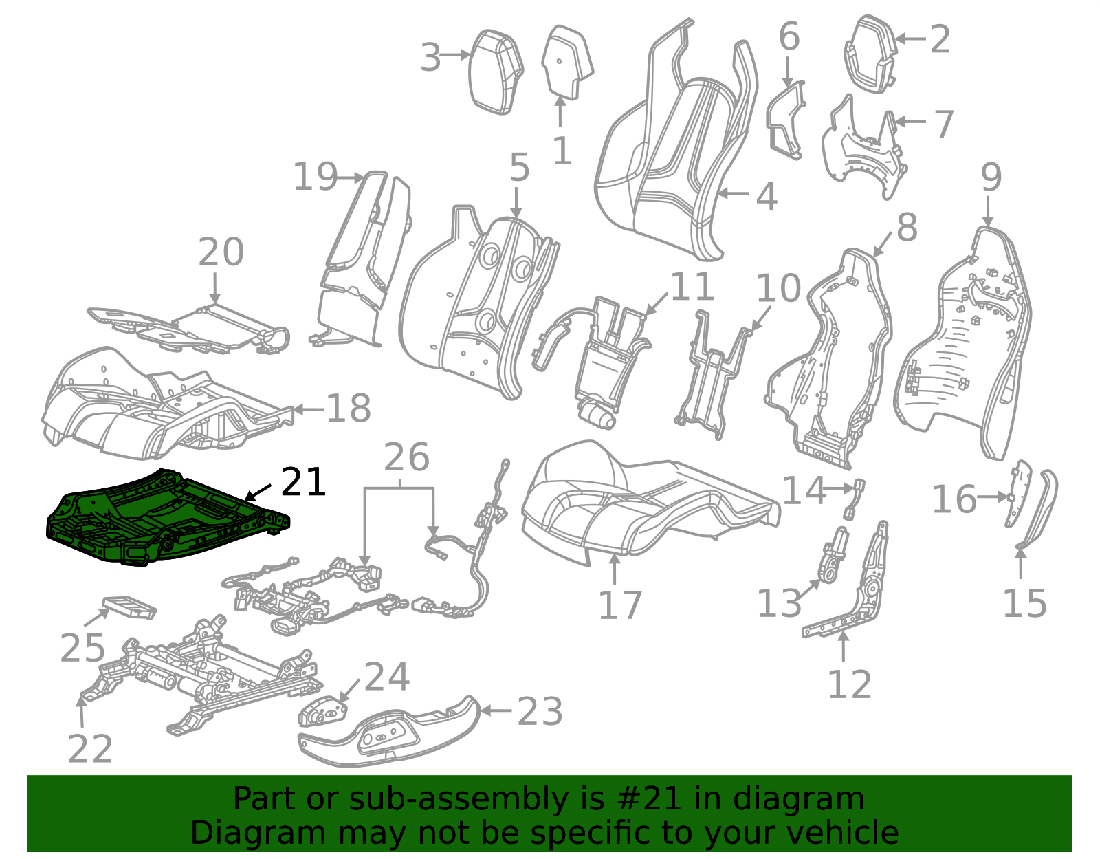 84902443 - High-Quality Cushion Frame for 2020-2025 Chevrolet Corvette ...