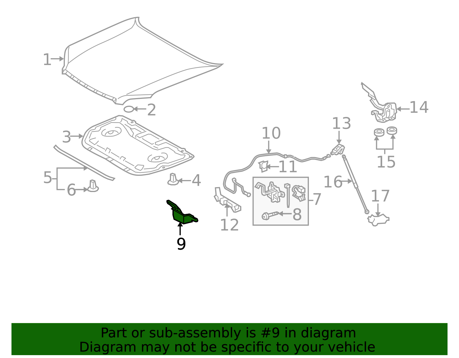 Lock Cover 53525-60050 | OEM Parts Online