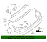 2015-2025 Nissan Park Sensor Cover 28533-5ZA0A | Nissan OEM Parts Online