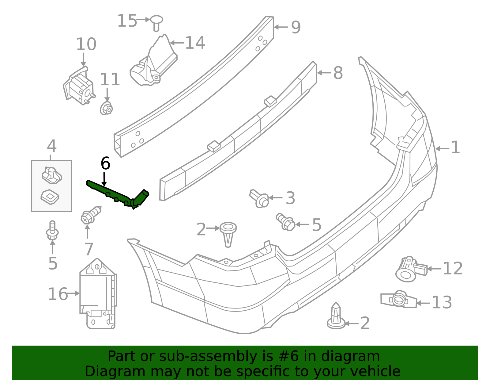 2013-2015 Nissan Altima Side Bracket - Driver's Side (LH) 85221-3TA0A ...