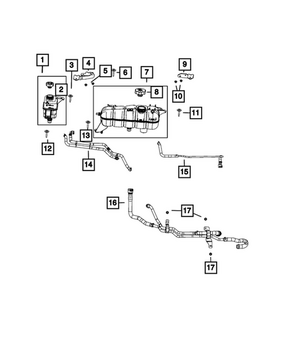 68309850AB - Coolant Recovery Bottle 2019-2026 Ram 1500 | The Official ...