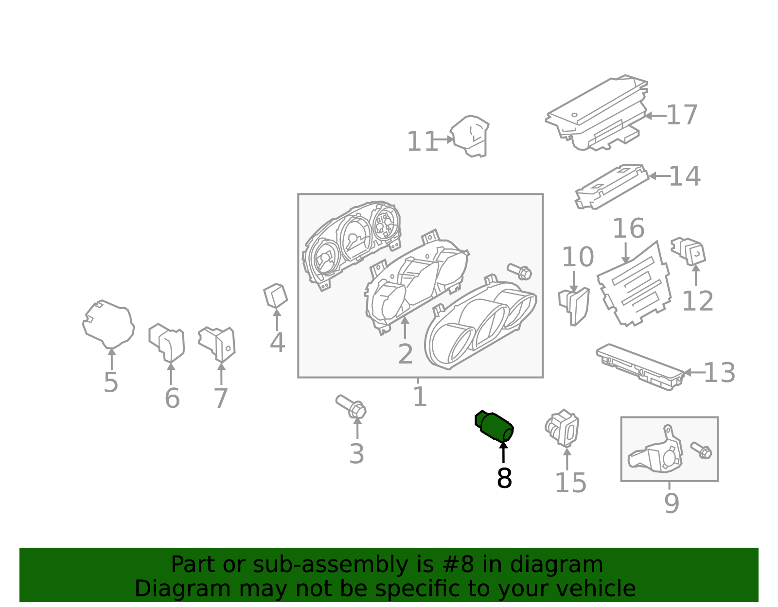 Switch Assembly Solenoid Control DA5Z-10B776-AA | OEM Parts Online