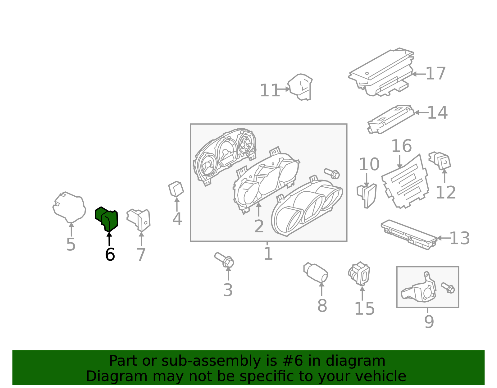 AE9Z-11691-AB - High-Quality Instrument Light Rheostat for AutoNation Parts