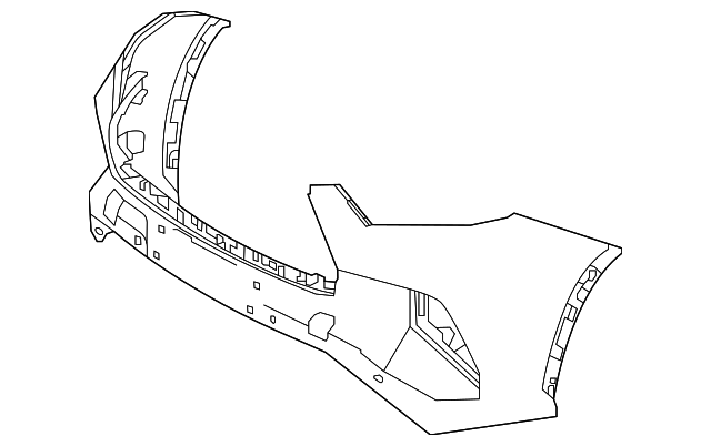 52119-0E981 - Bumper Cover 2020-2023 Toyota Highlander | Longo Toyota Parts