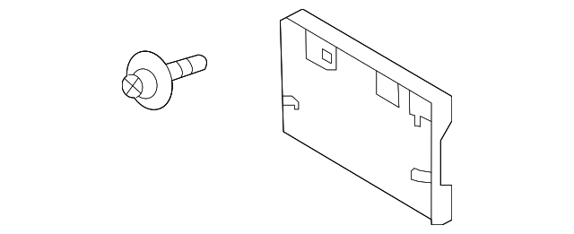 2020-2025 Toyota Highlander License Bracket 52114-0E160 | OEM Parts Online