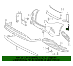 89348-50050 - Bumper Cover Retainer Clip 2020-2025 Toyota | Longo ...