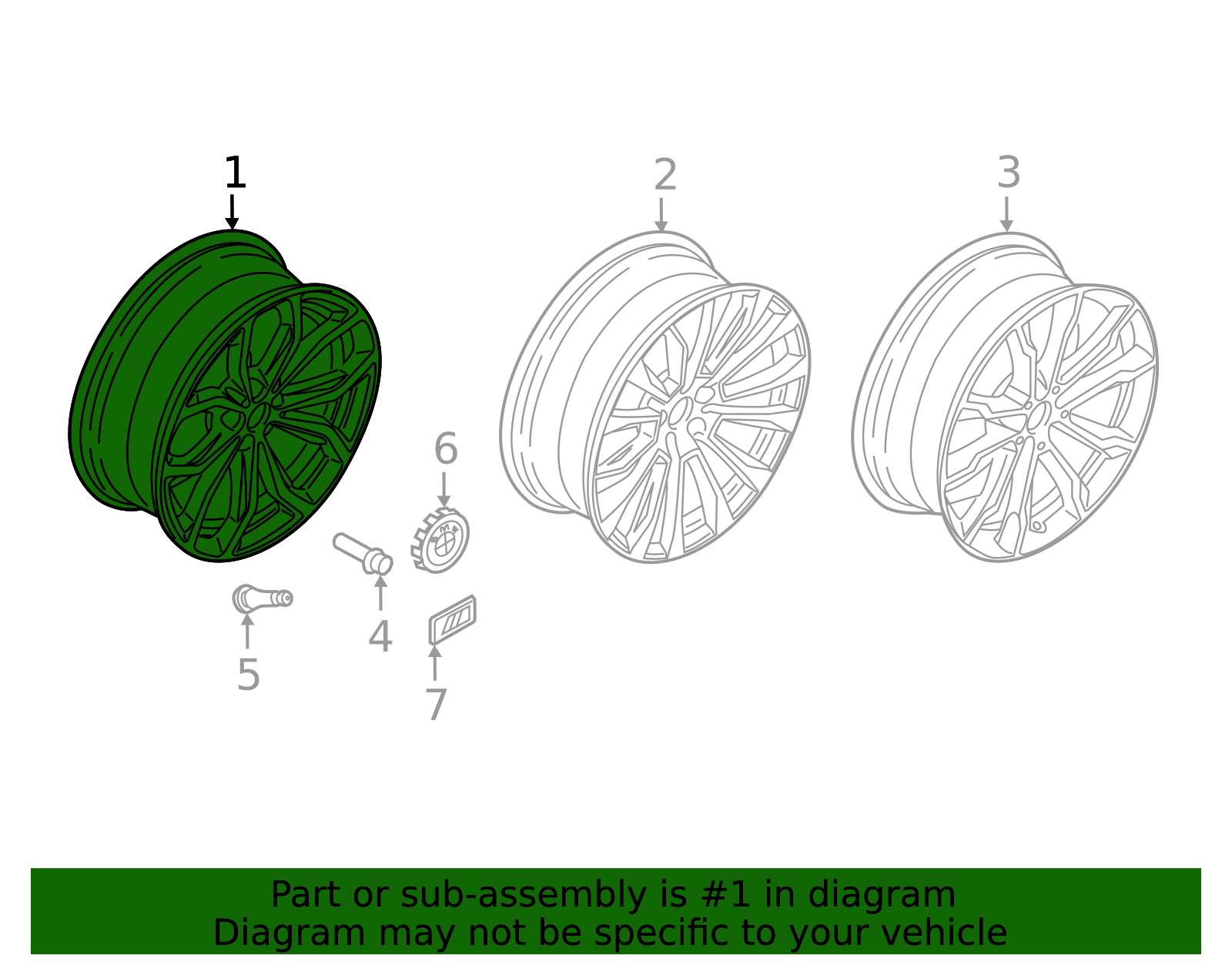Genuine BMW 36-11-6-877-330 | Wheel, Alloy | FREE Shipping on Most ...