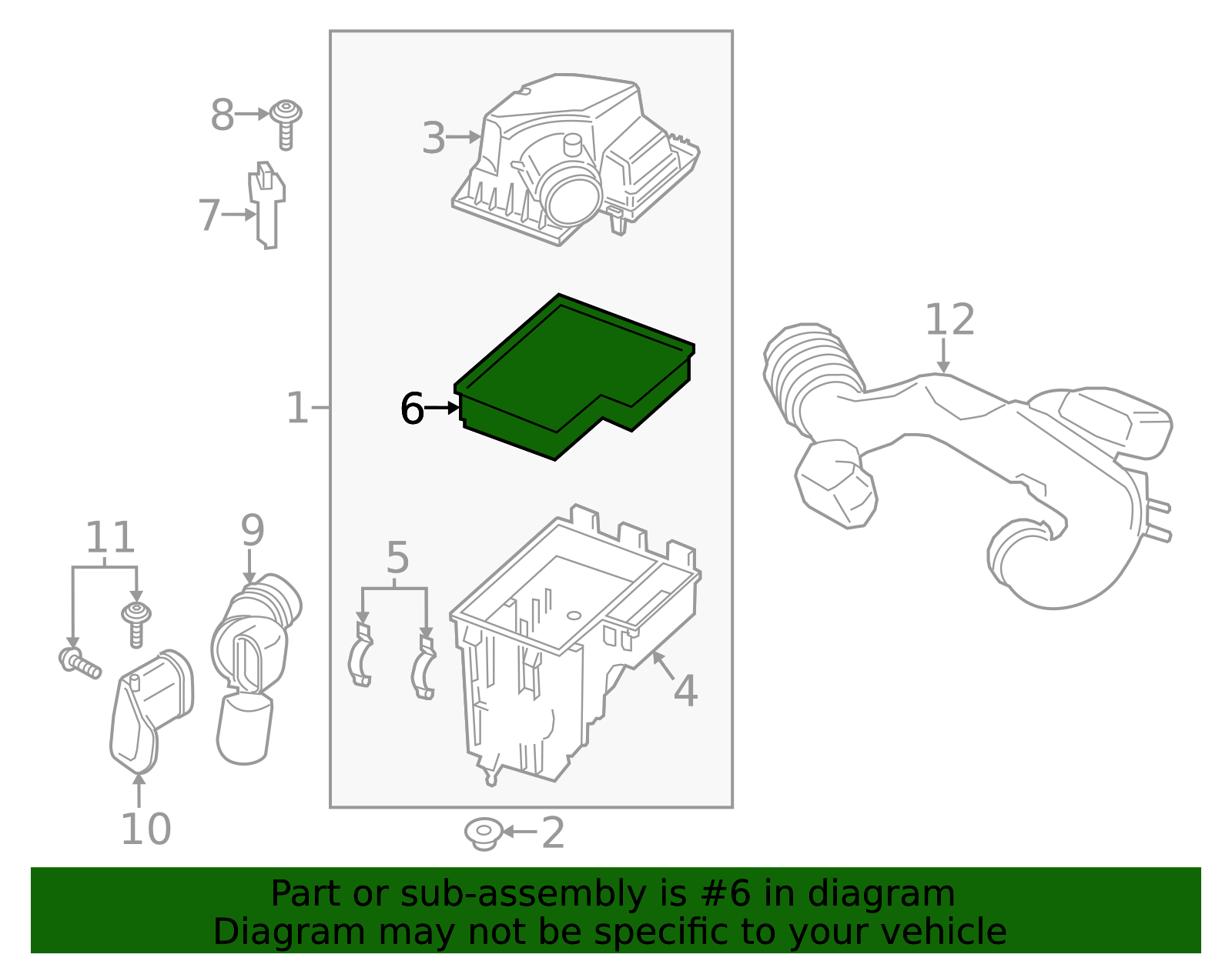 2015-2025 Ford | Motorcraft™ Air Filter | FA-1916 | Walls' Ford Parts