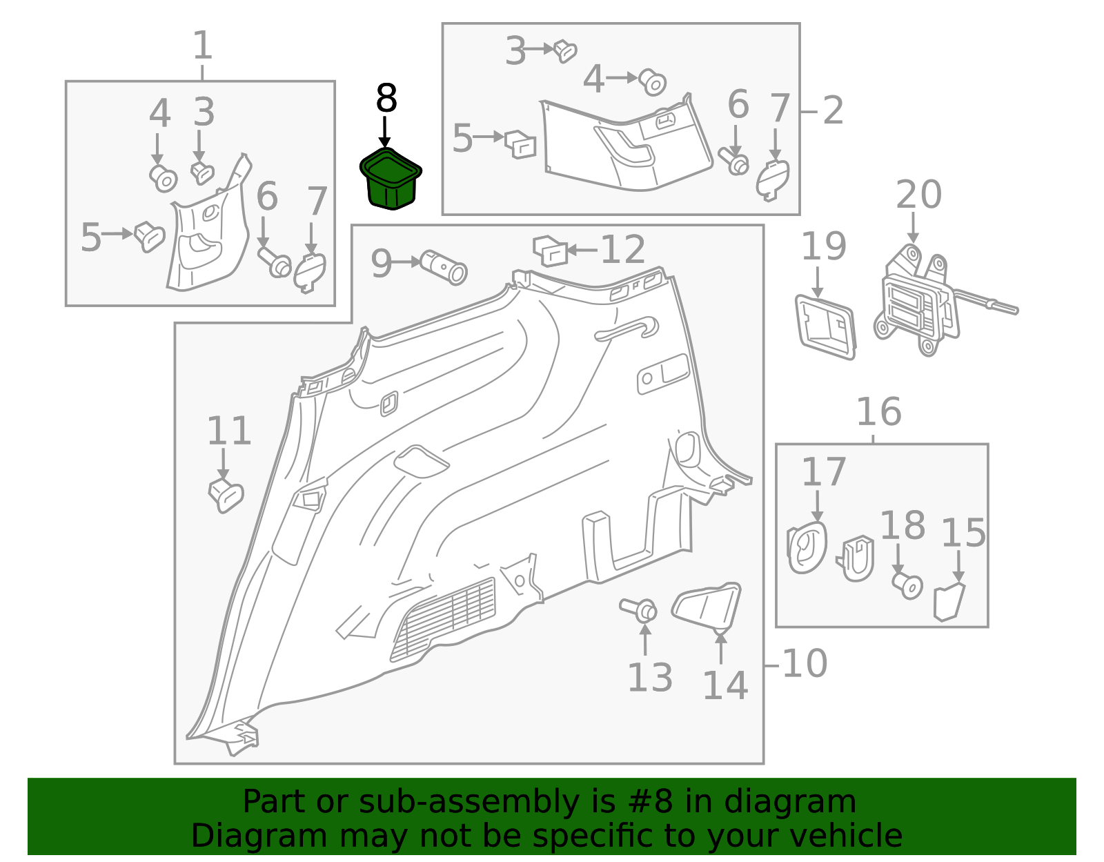 2020-2023 GMC Acadia Cup Holder 84517904 | Shop Matick Buick GMC