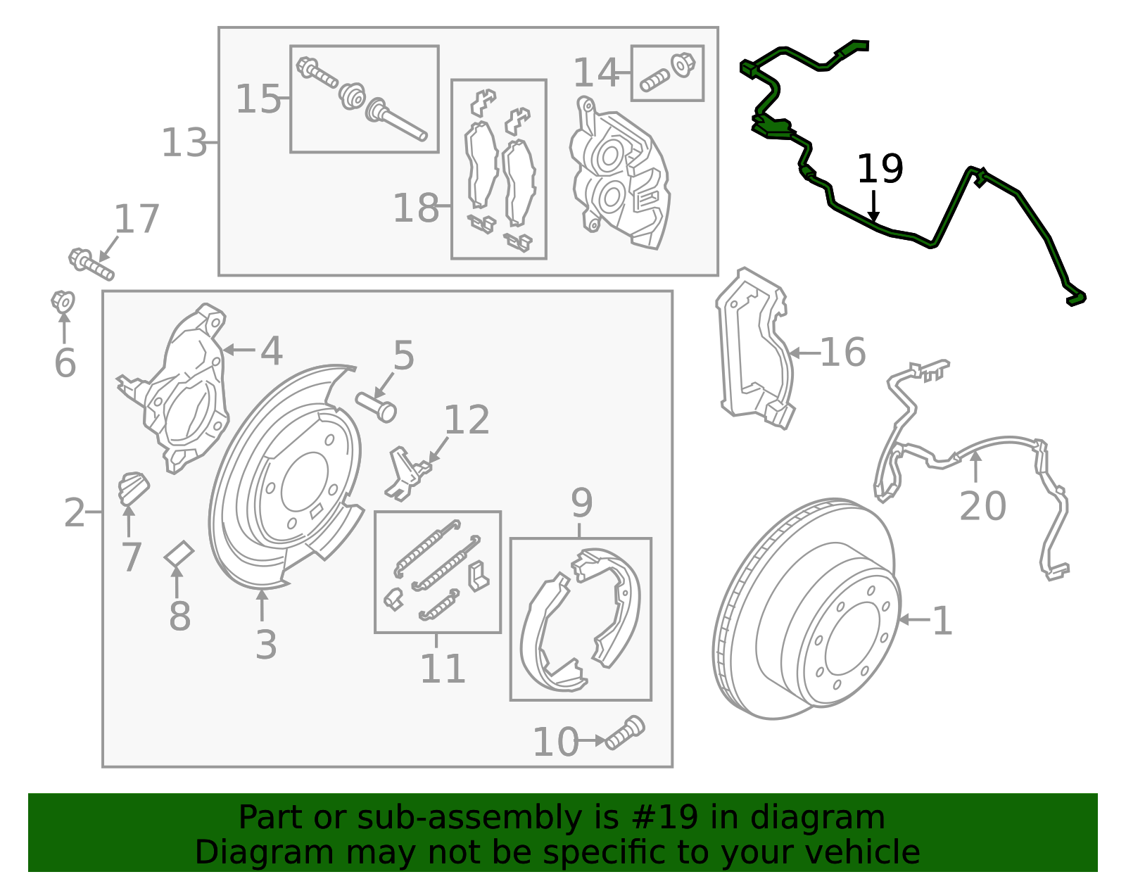 2017-2022 Ford F-350 Super Duty | Motorcraft Brake Hydraulic Hose ...