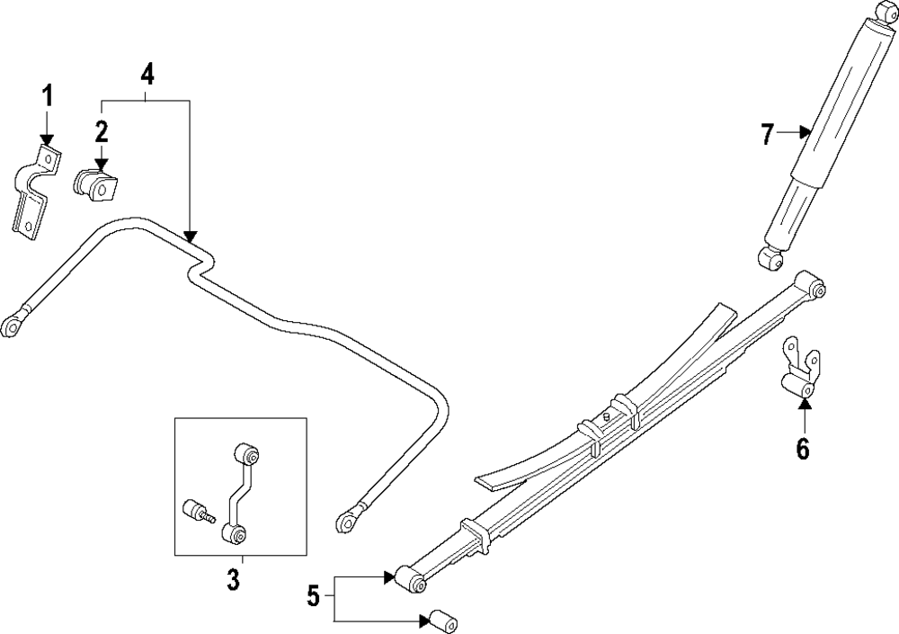 2017-2024 Ford Suspension Stabilizer Bar Link Kit HC3Z-5K484-A | Ford ...