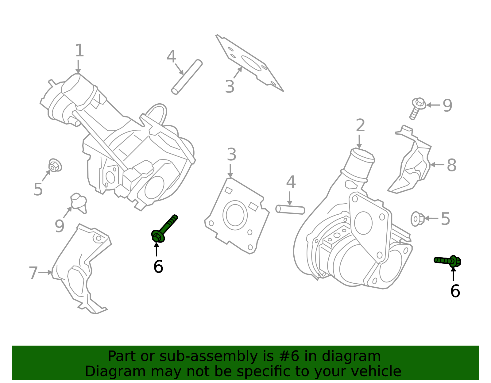 2015-2025 Ford Turbocharger Bolt W716117-S437 | OEM Parts Online