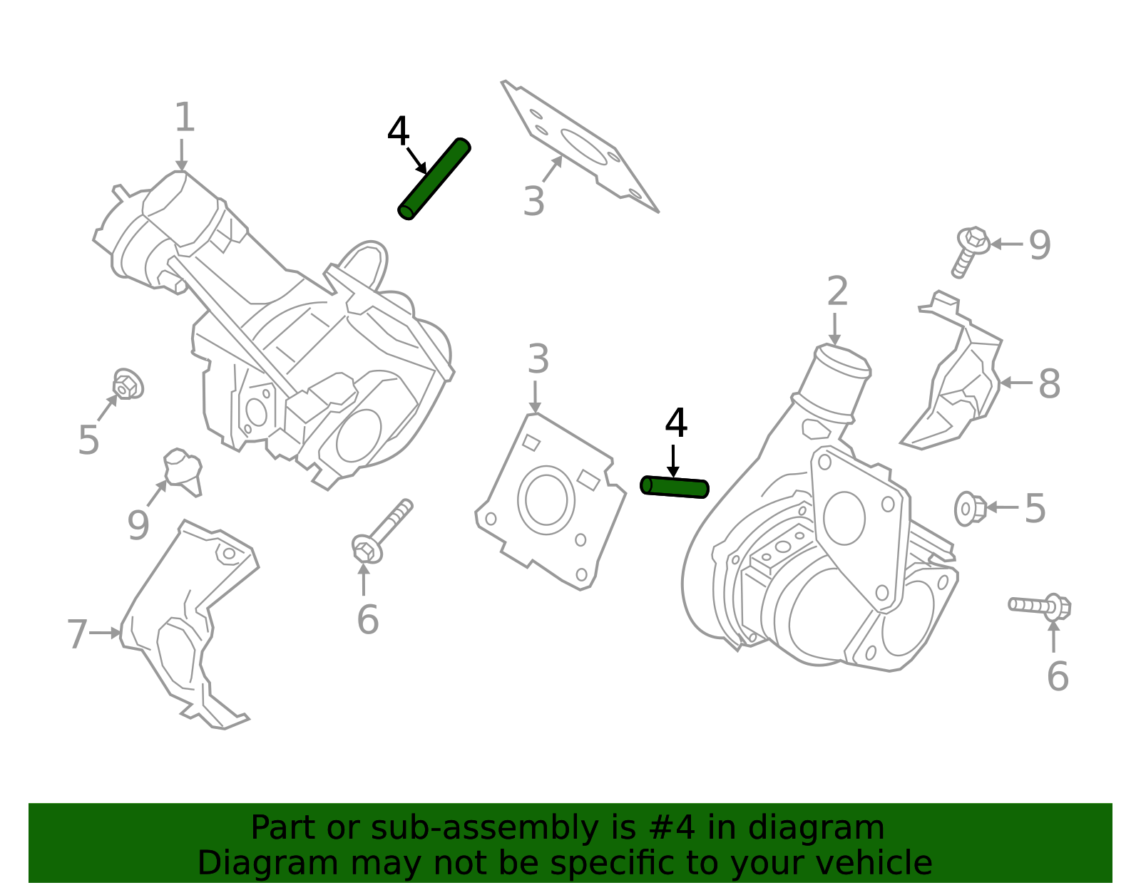 W716383-S437 - Turbocharger Stud Ford Parts Direct