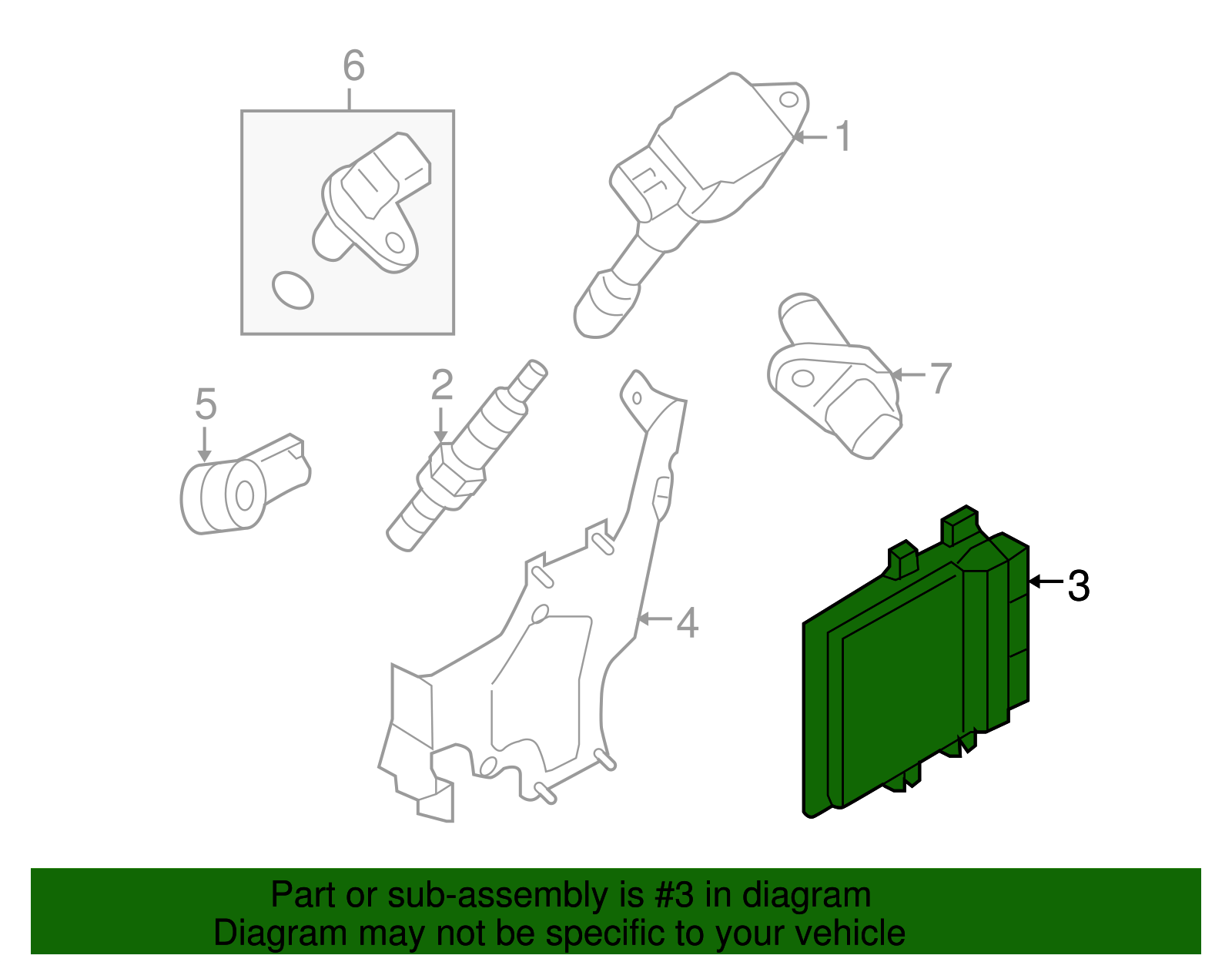 2018 Nissan GT-R Engine Control Module (ECM) 23710-6HP0A | Bill Kay ...