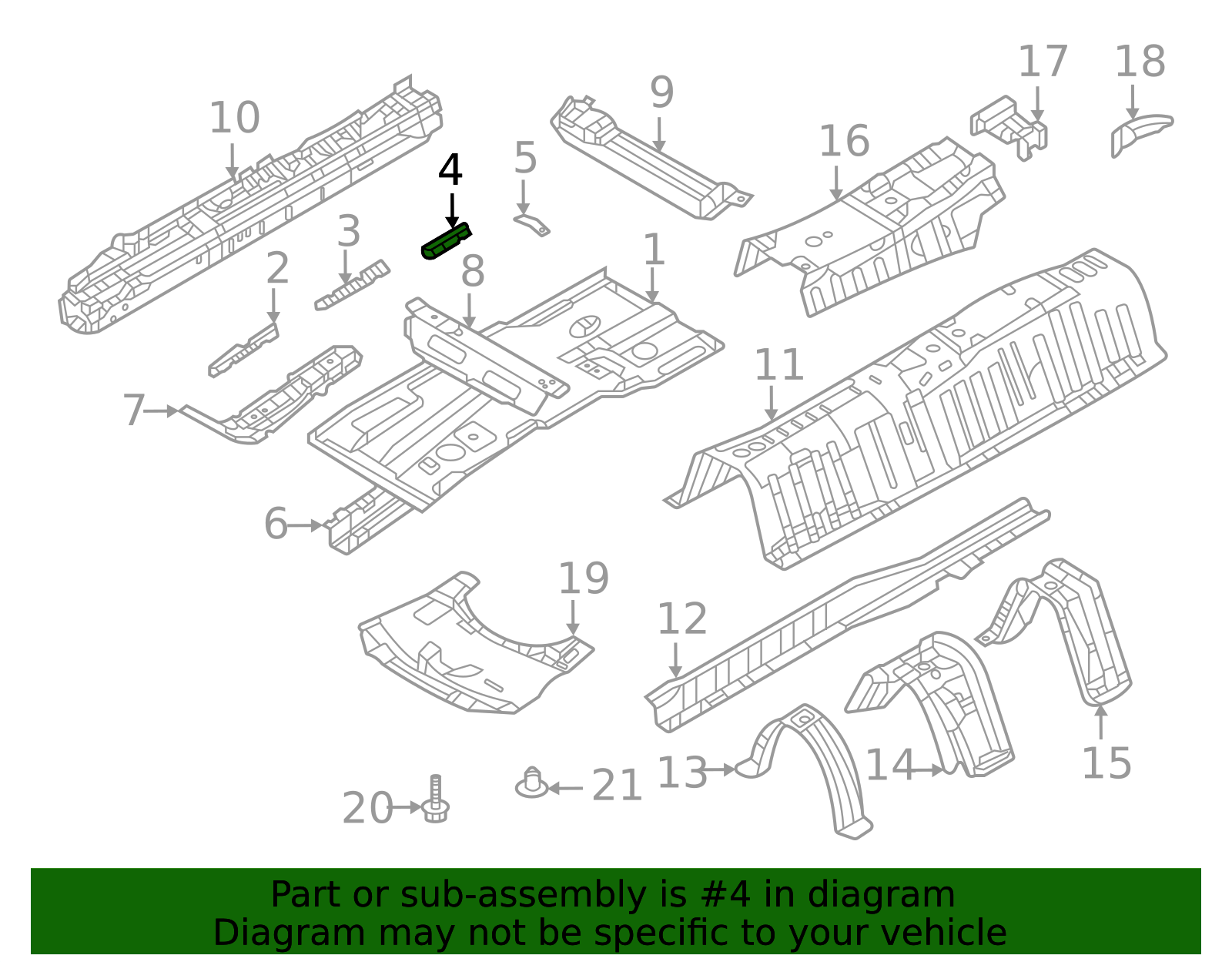 2025 Mazda CX-50 | Upper Bracket Upper Reinforced | VC85-53-6S0 | Mazda ...
