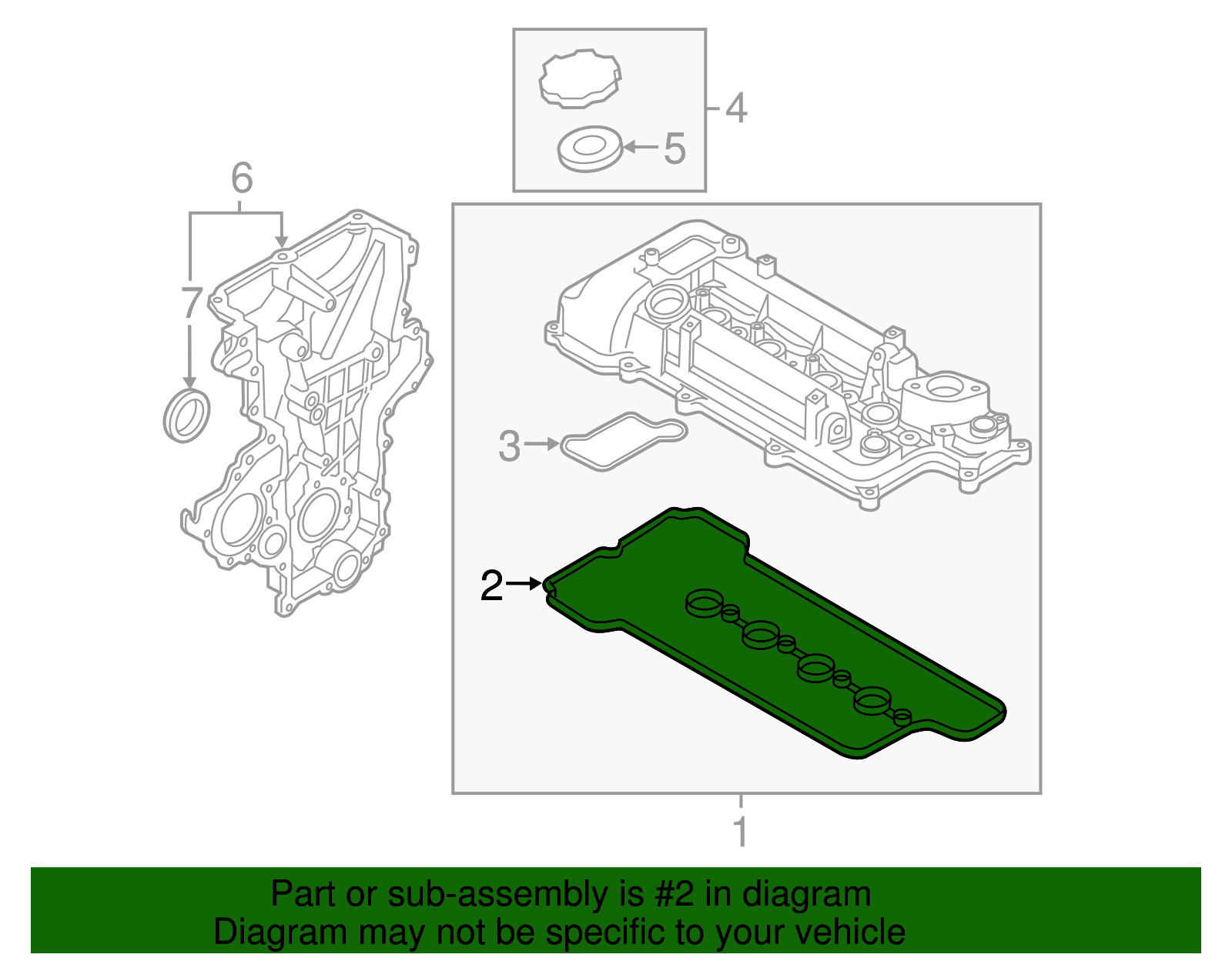 22441-2B610 - Gasket 2012-2024 Kia | Kia.Parts Store