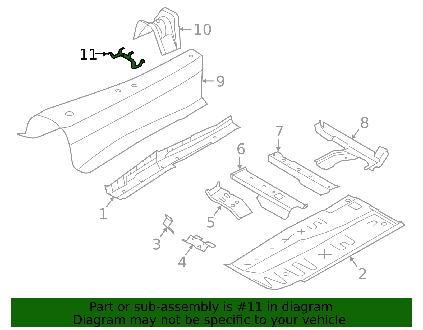 58123-WAA01 - High-Quality Console Bracket for 2020-2026 Toyota GR ...