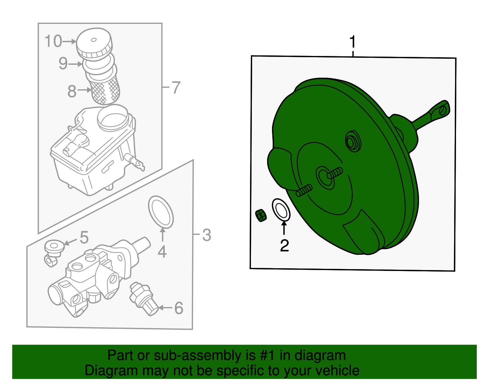 34-33-6-779-682 - Booster Assembly - 1999-2006 BMW | BMW Parts Exchange