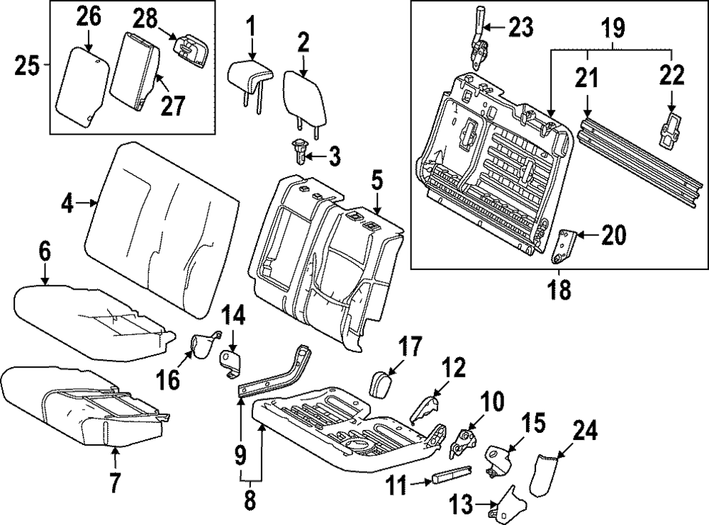 2022-2024 Toyota Tundra 2022-2024 Toyota Tundra - Seat Back Pad 71652 ...