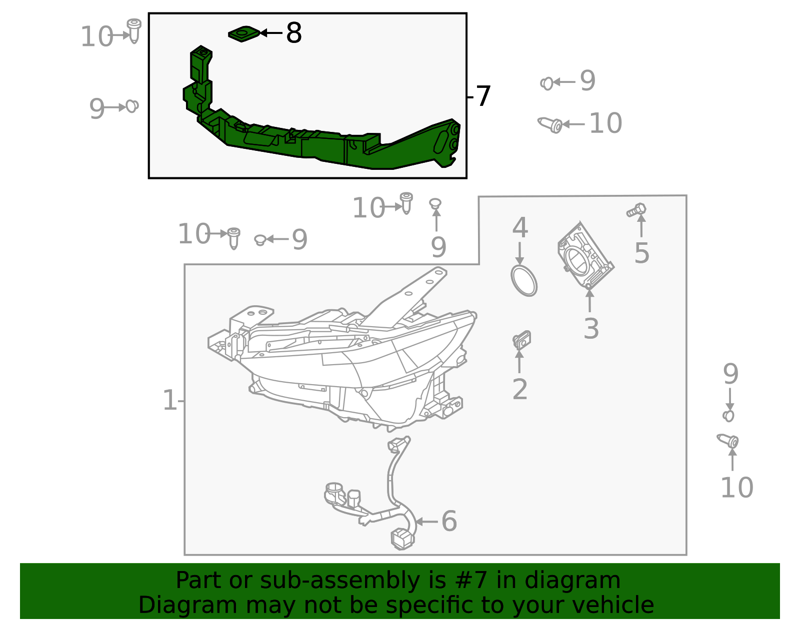 DFR5-50-160D - Headlamp Bracket - 2020-2025 Mazda CX-30 | Mazda OEM ...