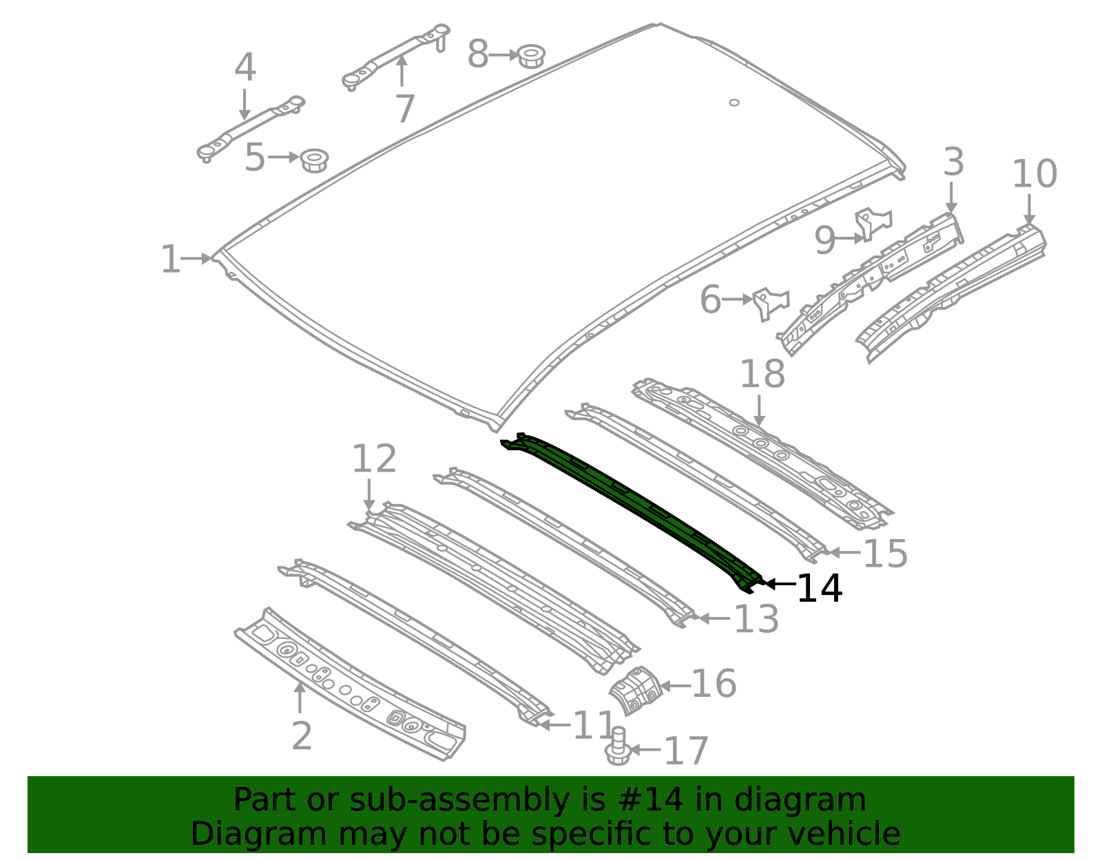 KD53-70-664 - Reinforcement 2013-2016 Mazda CX-5 | MazdaParts.US Store